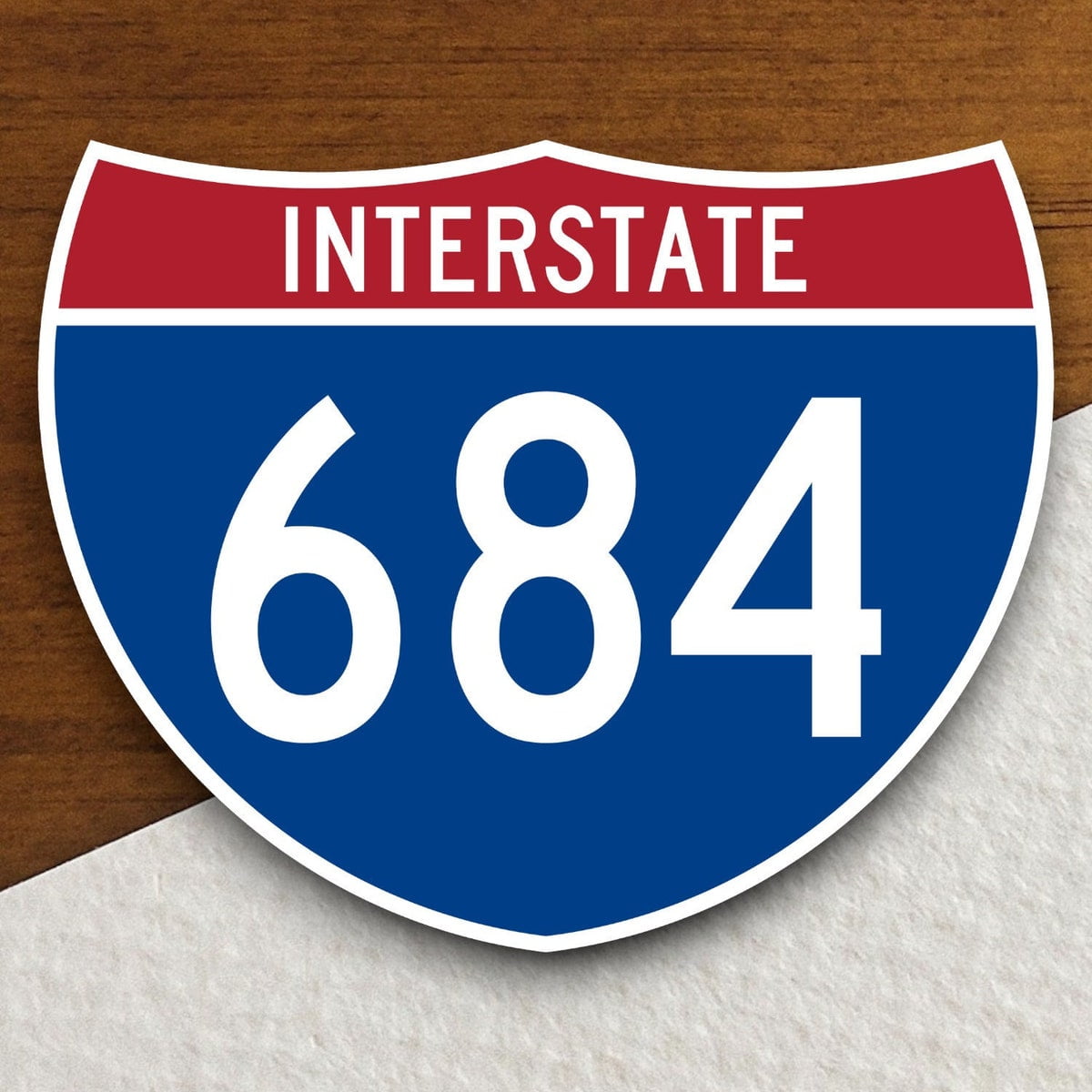 Maneki Interstate Route 684 Sticker, Interstate Highway Sign Expressway ...