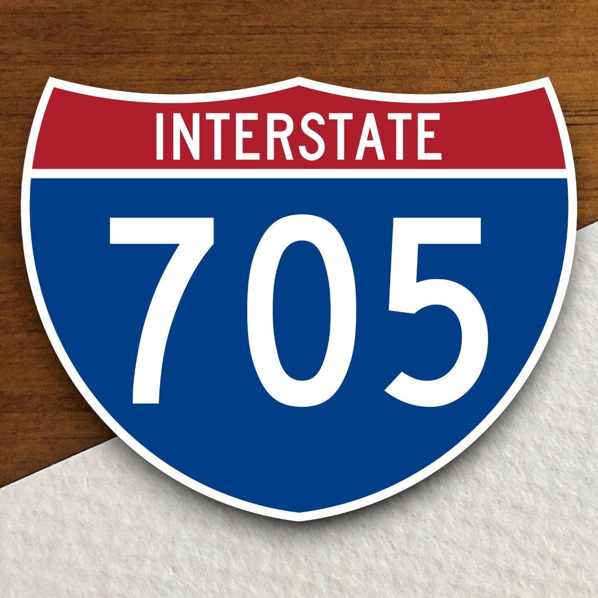 Maneki Interstate Route 705 Sticker, Interstate Highway Sign Expressway ...