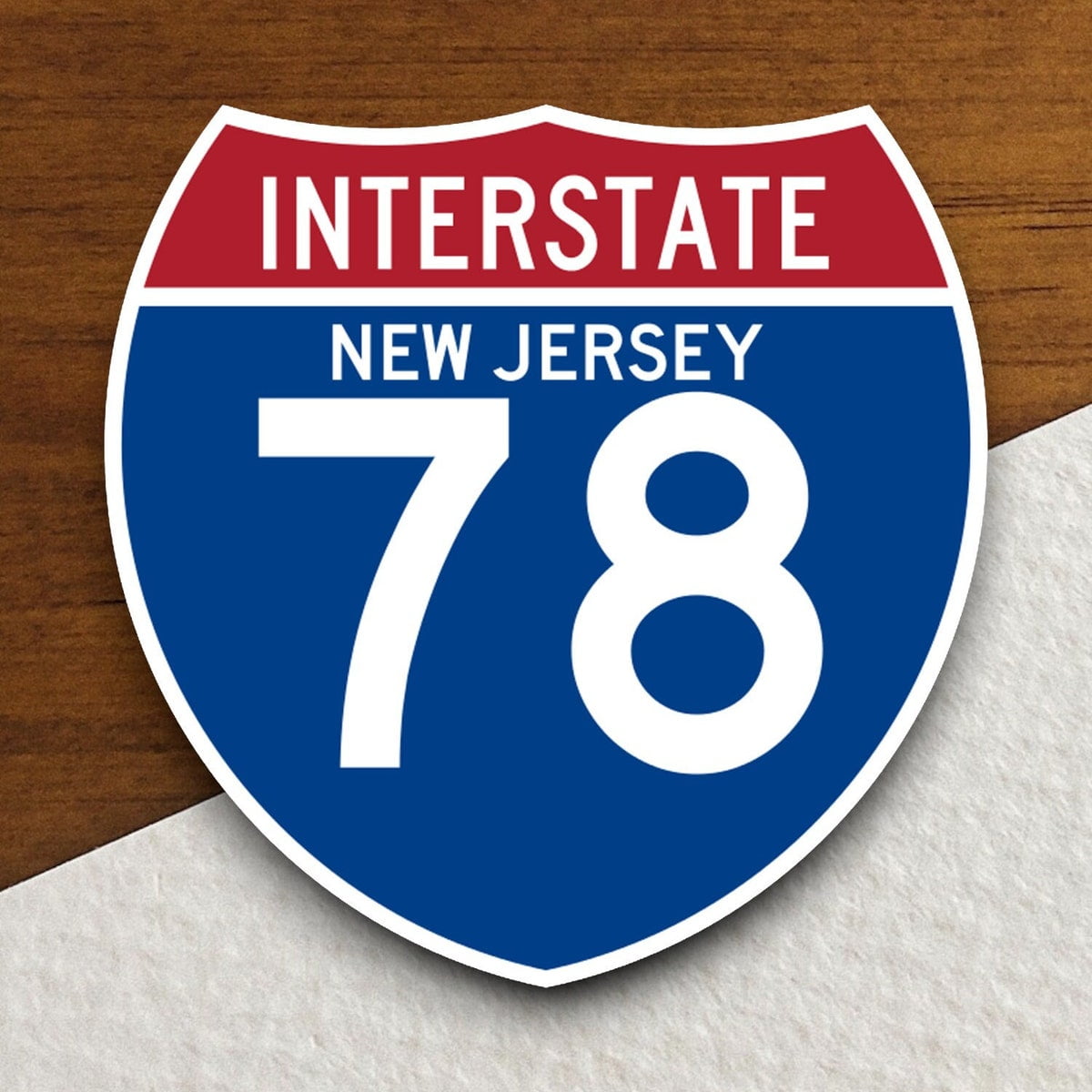 Maneki Interstate Route 78 New Jersey Sticker, Interstate Highway Sign Expressway Stickers ...
