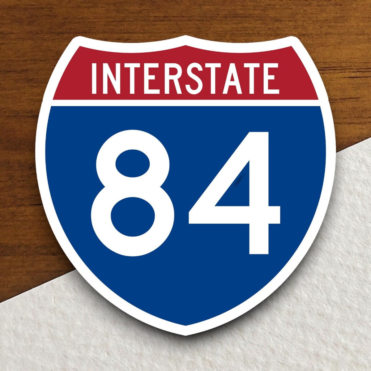 Maneki Interstate Route 84 Sticker,, Interstate Highway Sign Expressway ...