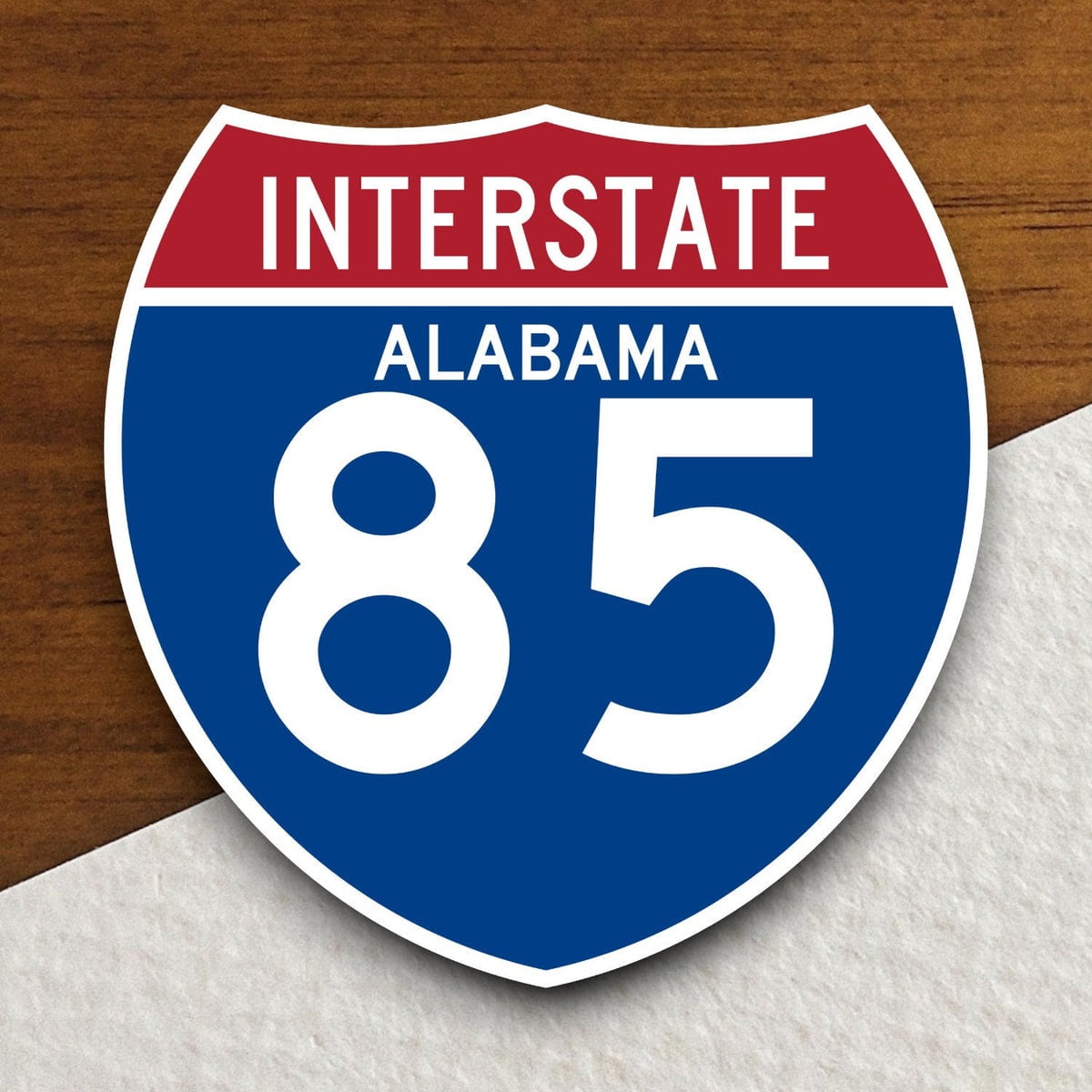 Maneki Interstate Route 85 Alabama Sticker, Interstate Highway Sign ...