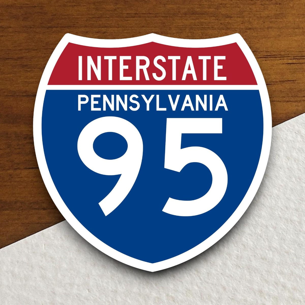 Maneki Interstate Route 95 Pennsylvania Sticker, Interstate Highway Sign Expressway Stickers ...