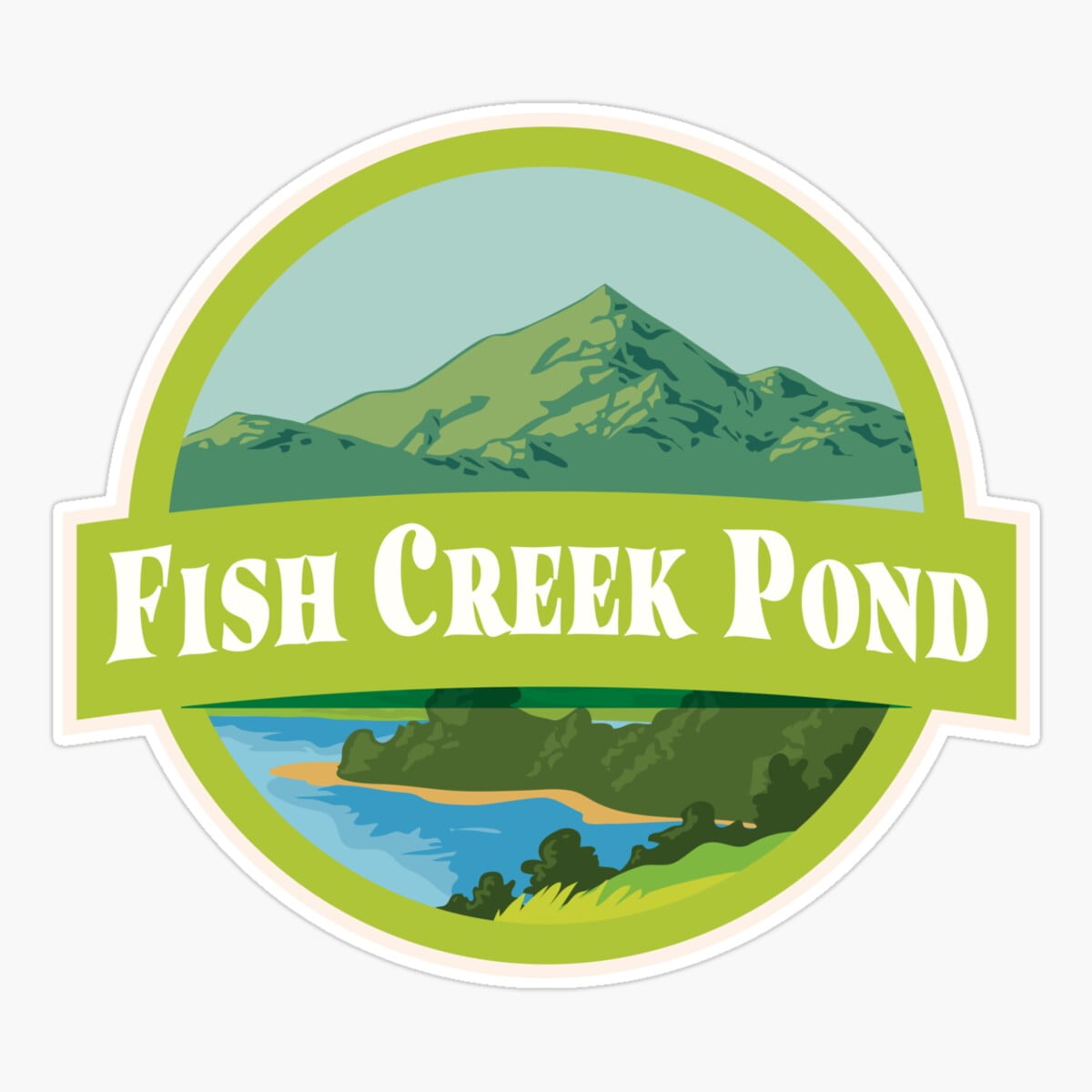 Maneki Ish Creek Pond - Adirondacks New York Er, Phone Decal Water ...