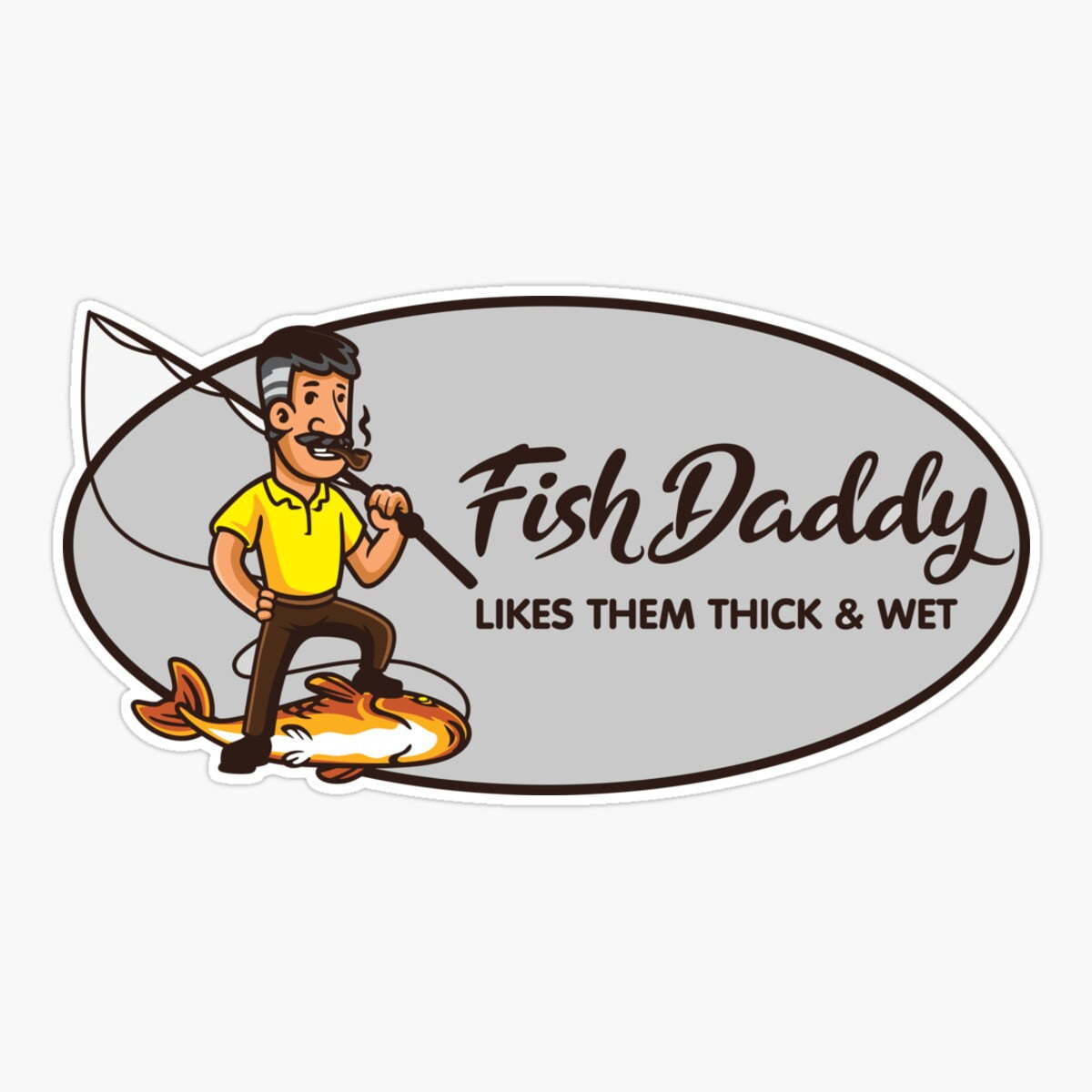 Maneki Ish Daddy Ishing Er Er, Phone Decal Water Bottle Stickers Car ...