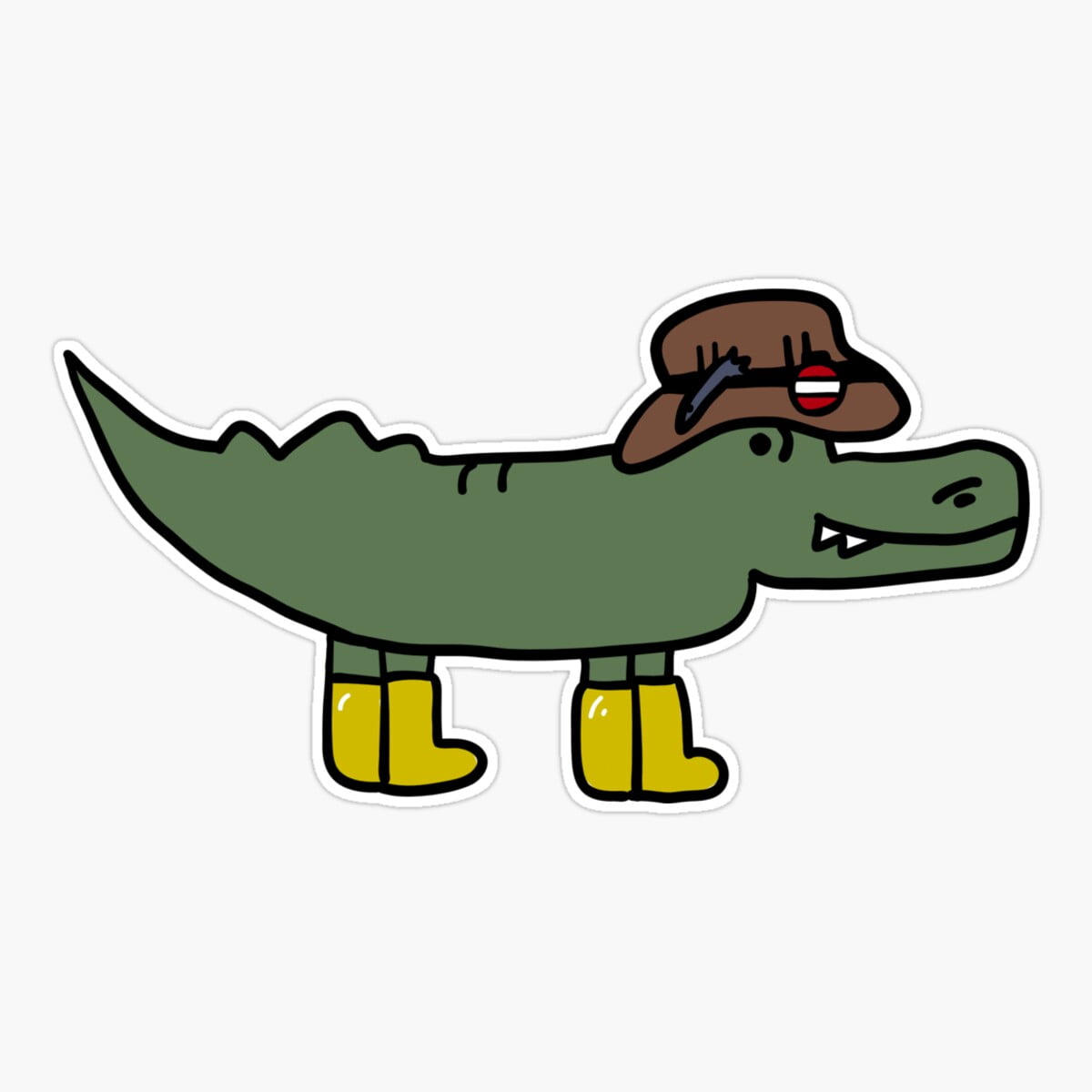 Maneki Isher Crocodile Er, Phone Decal Water Bottle Stickers Car Decals ...