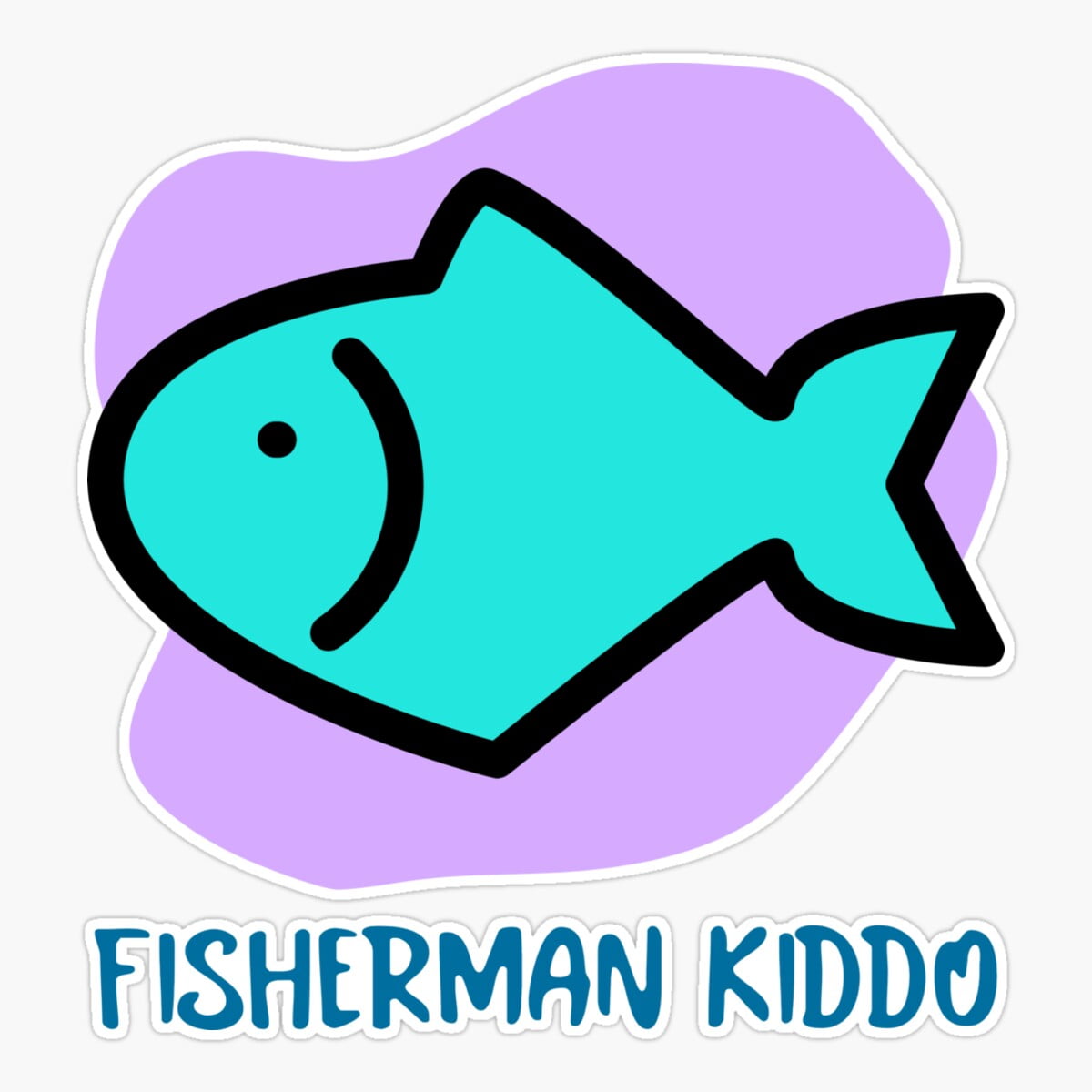 Maneki Isherman Kiddo Ishing Kid Er, Phone Decal Water Bottle Stickers ...