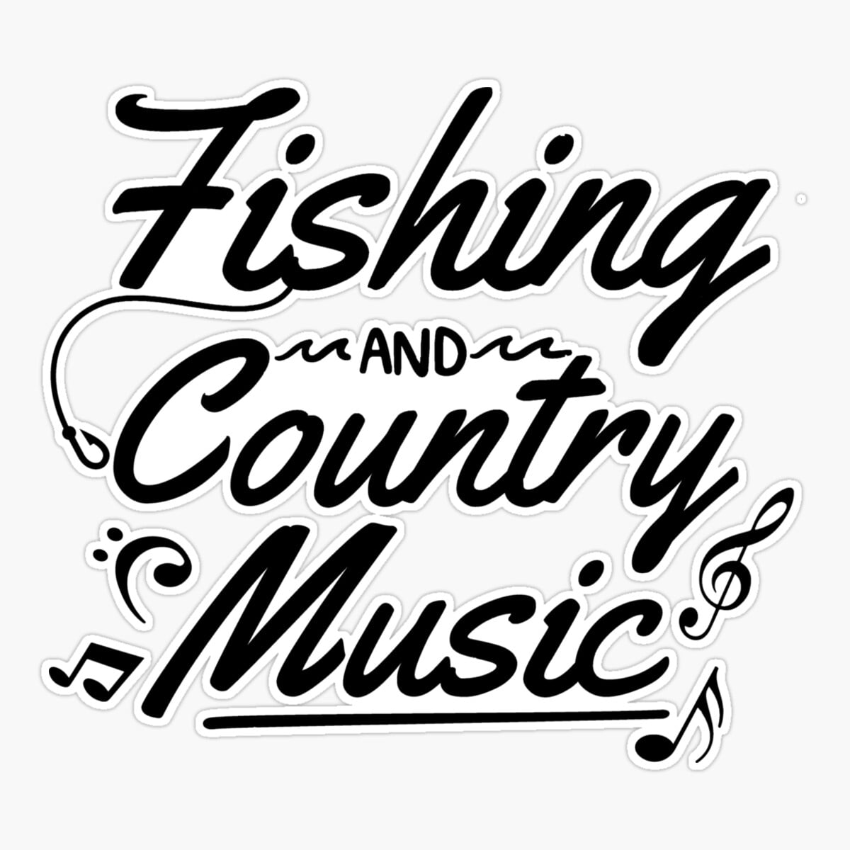 Maneki Ishing And Country Music Er, Phone Decal Water Bottle Stickers ...