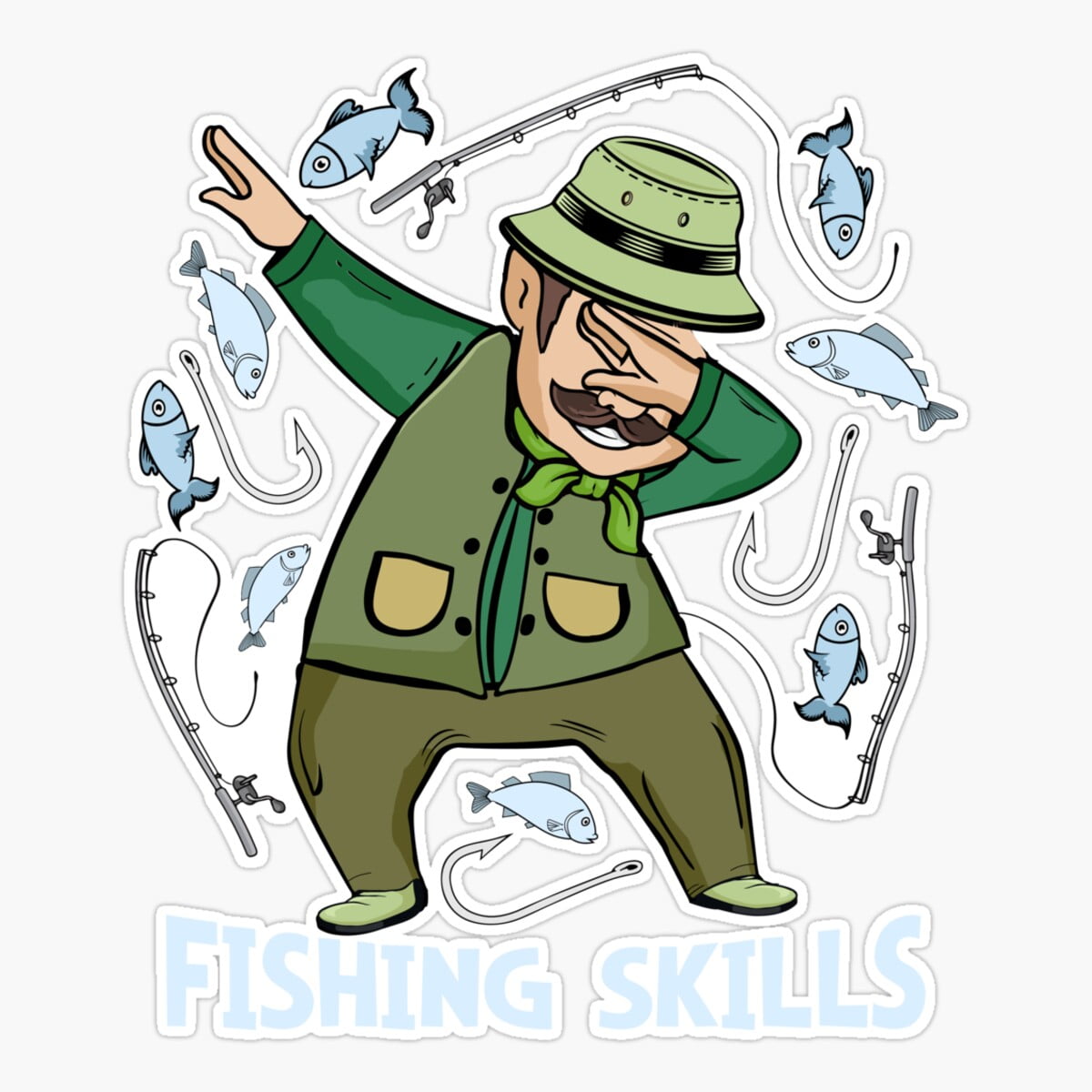 Maneki Ishing Skills Isherman Git Men Ather Ish Pole Ishing Er, Phone ...