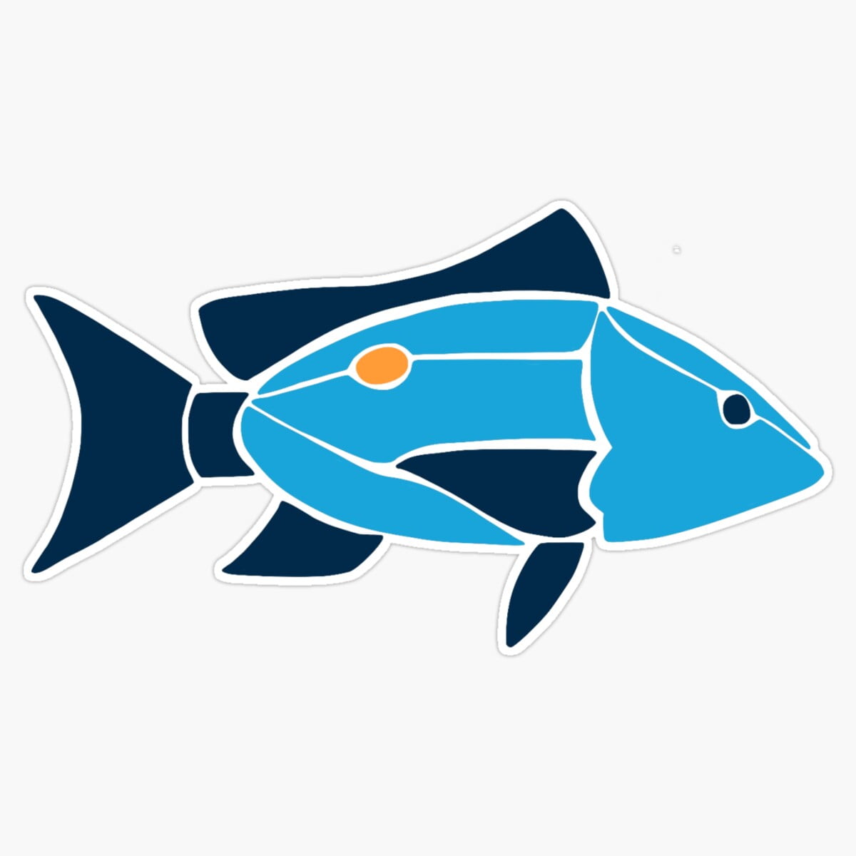 Maneki Island School Mutton Snapper Er, Phone Decal Water Bottle ...