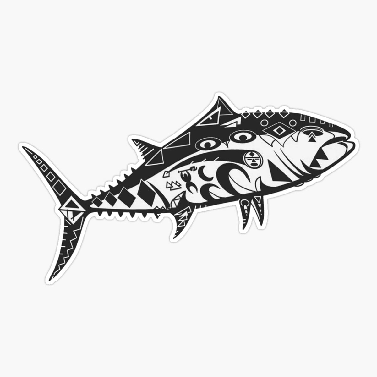 Maneki Island Tuna Er, Phone Decal Water Bottle Stickers Car Decals ...