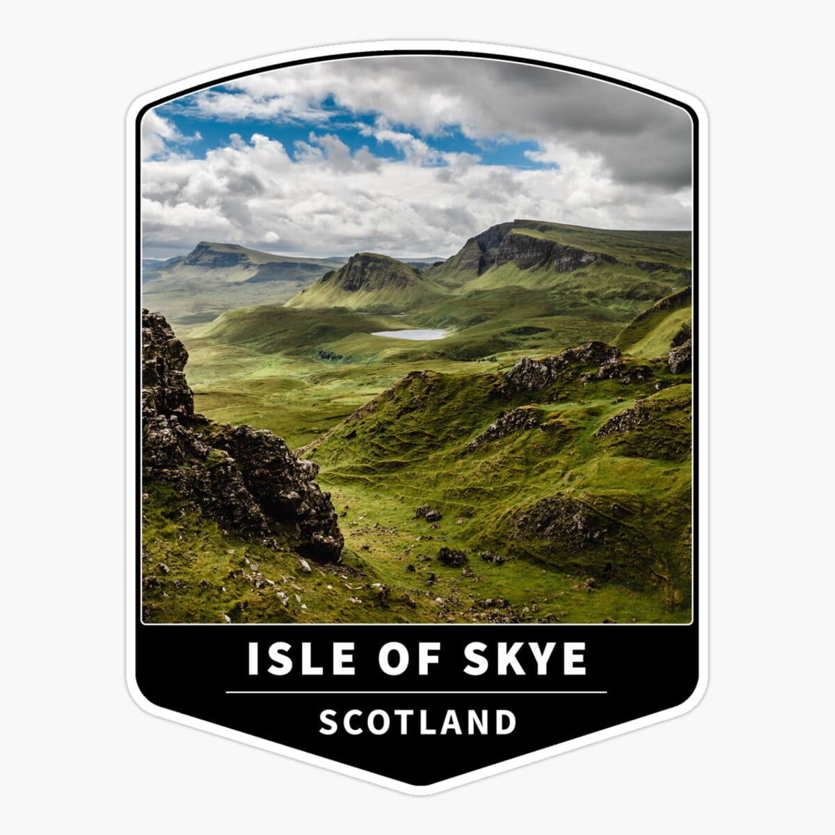 Maneki Isle O Skye, Scotland Er, Phone Decal Water Bottle Stickers Car ...