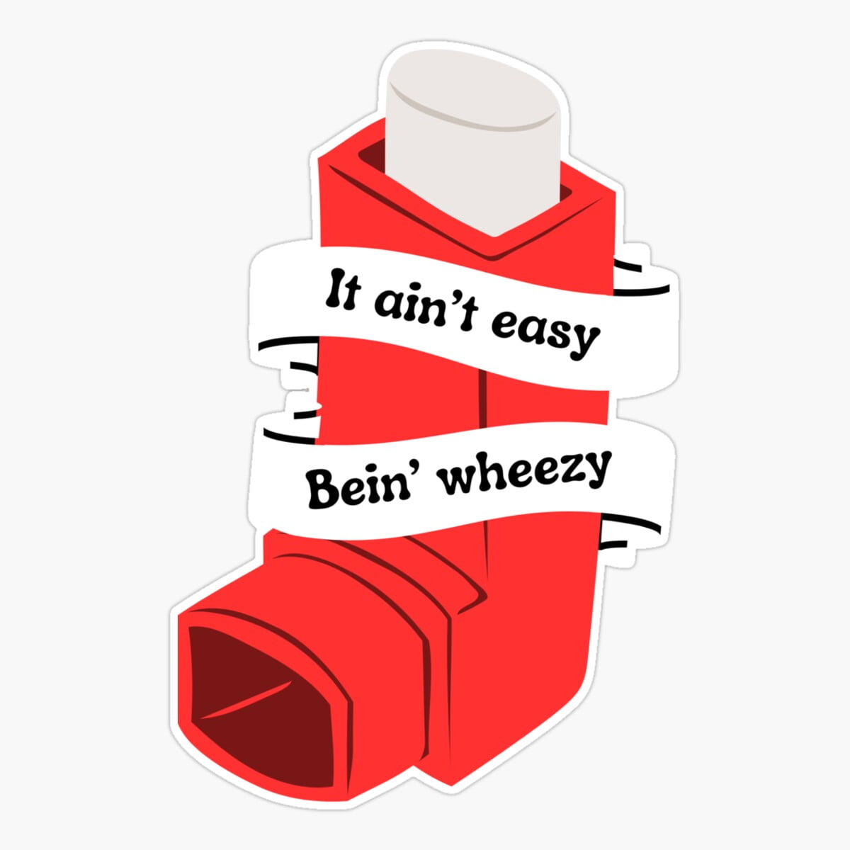 Maneki It Aint Easy Bein Wheezy Er, Phone Decal Water Bottle Stickers ...