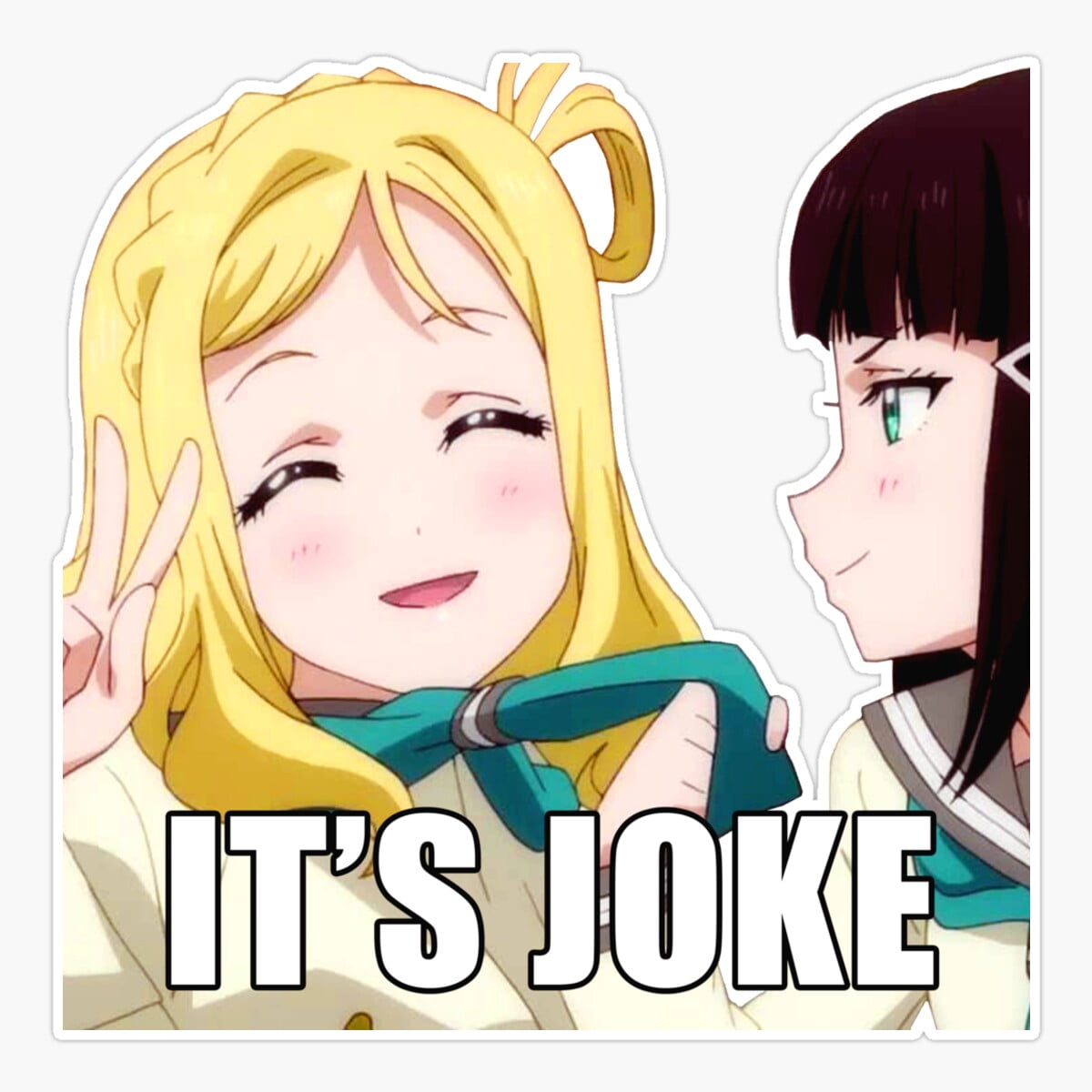 Maneki It'S Joke Er, Phone Decal Water Bottle Stickers Car Decals ...