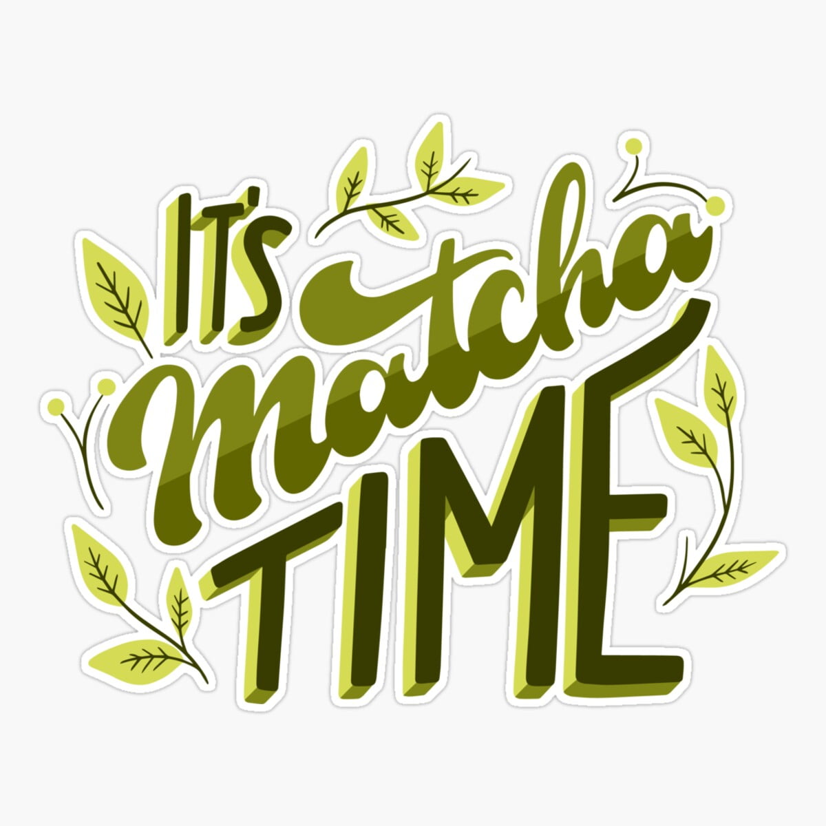 Maneki It’S Matcha Time | Relaxing And Energizing Matcha Lovers Design ...