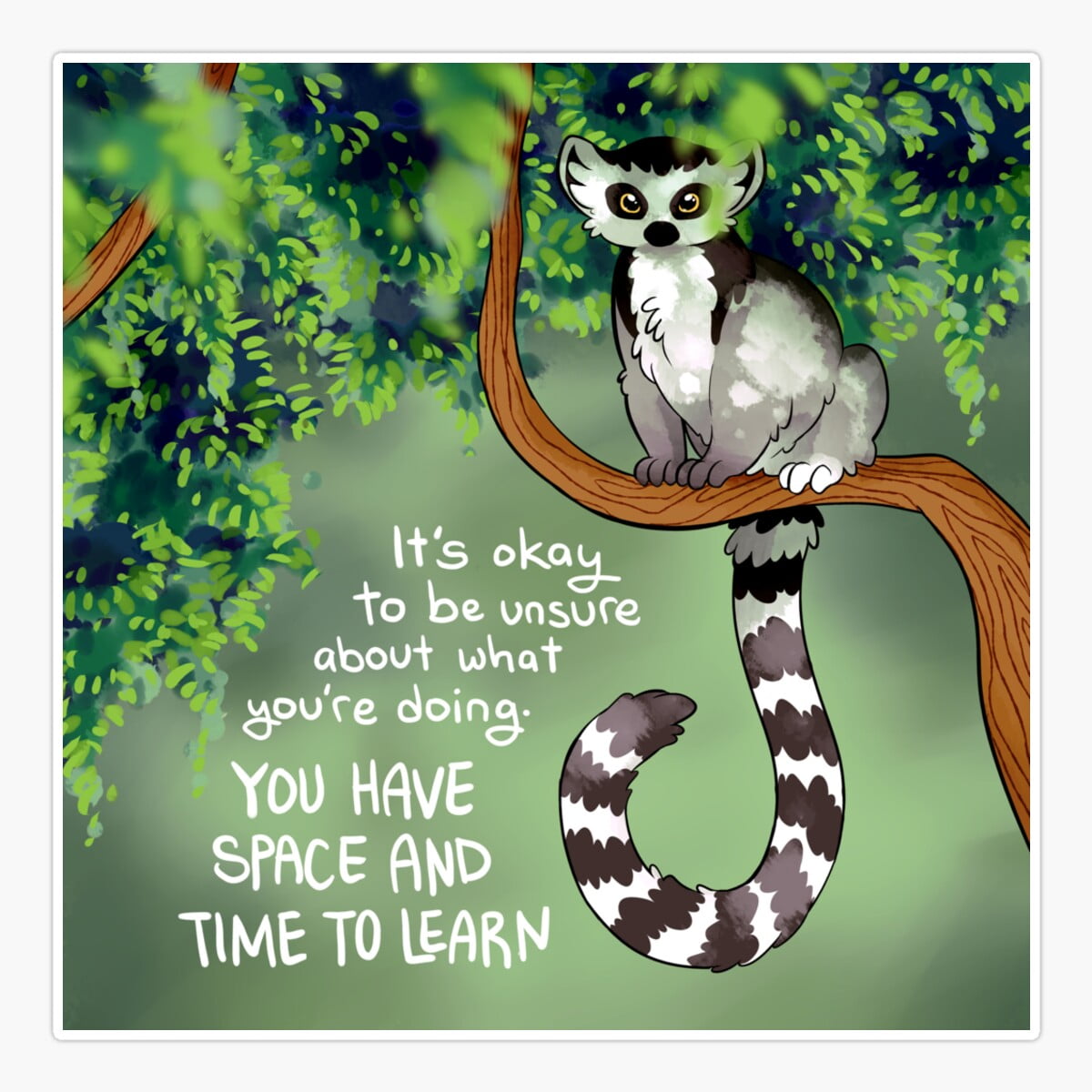 Maneki It'S Okay To Be Unsure About What You'Re Doing Ring-Tailed Lemur ...
