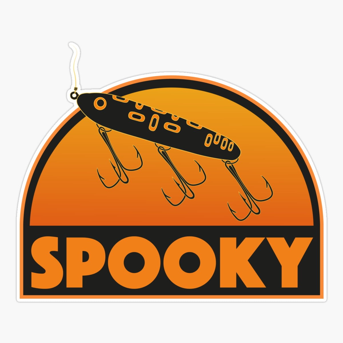 Maneki It'S Spooky! Spooky B Ishing Lure Gear Er, Phone Decal Water ...