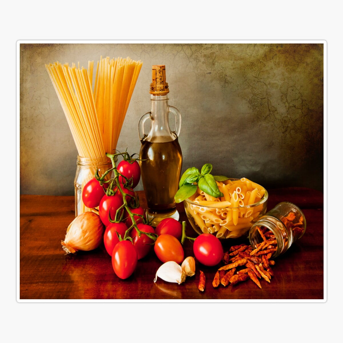 Maneki Italian Pasta, Arrabbiata Sauce Recipe Sticker, Phone Decal ...