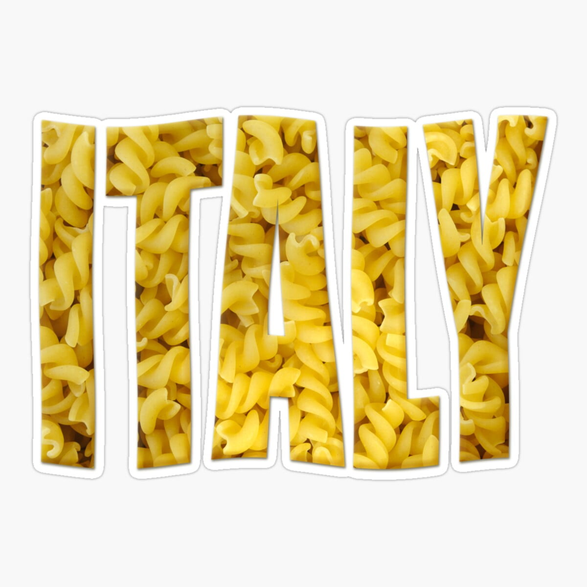 Maneki Italian Pasta Sticker, Phone Decal Water Bottle Stickers Car ...