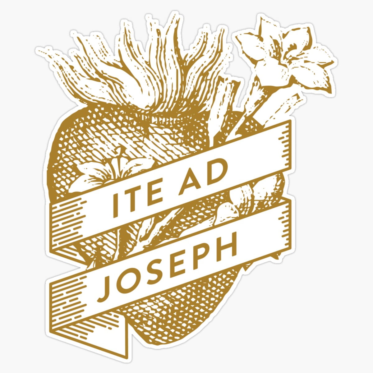 Maneki Ite Ad Joseph // Most Chaste Heart Of St. Joseph Er, Phone Decal ...