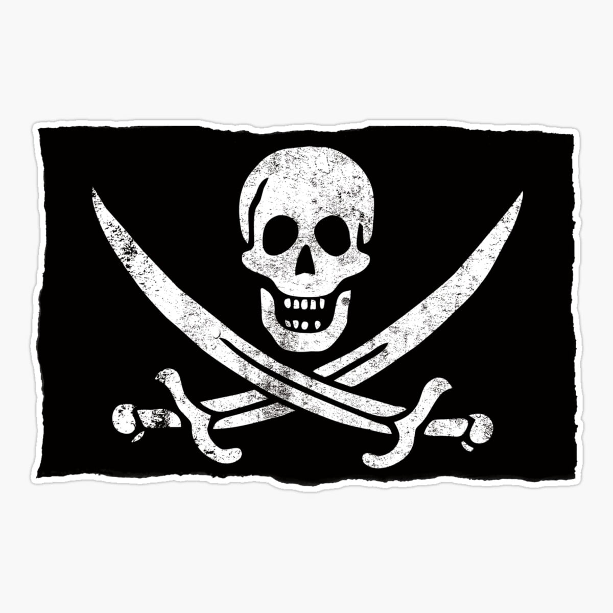 Maneki Jack Rackham, Aka Calico Jack Er, Phone Decal Water Bottle ...