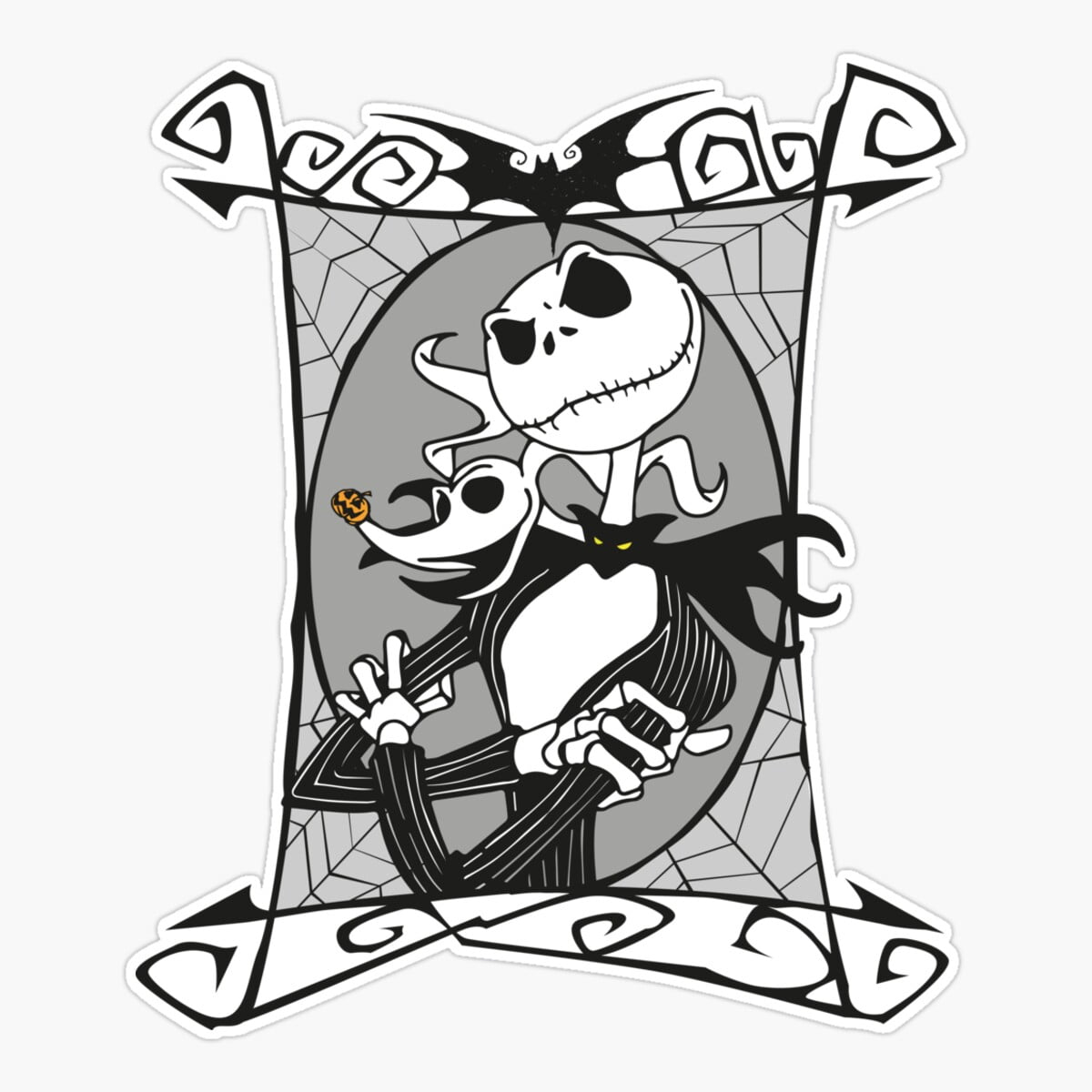 Maneki Jack Skellington And Zero - The Nightmare Beore Christmas Er ...