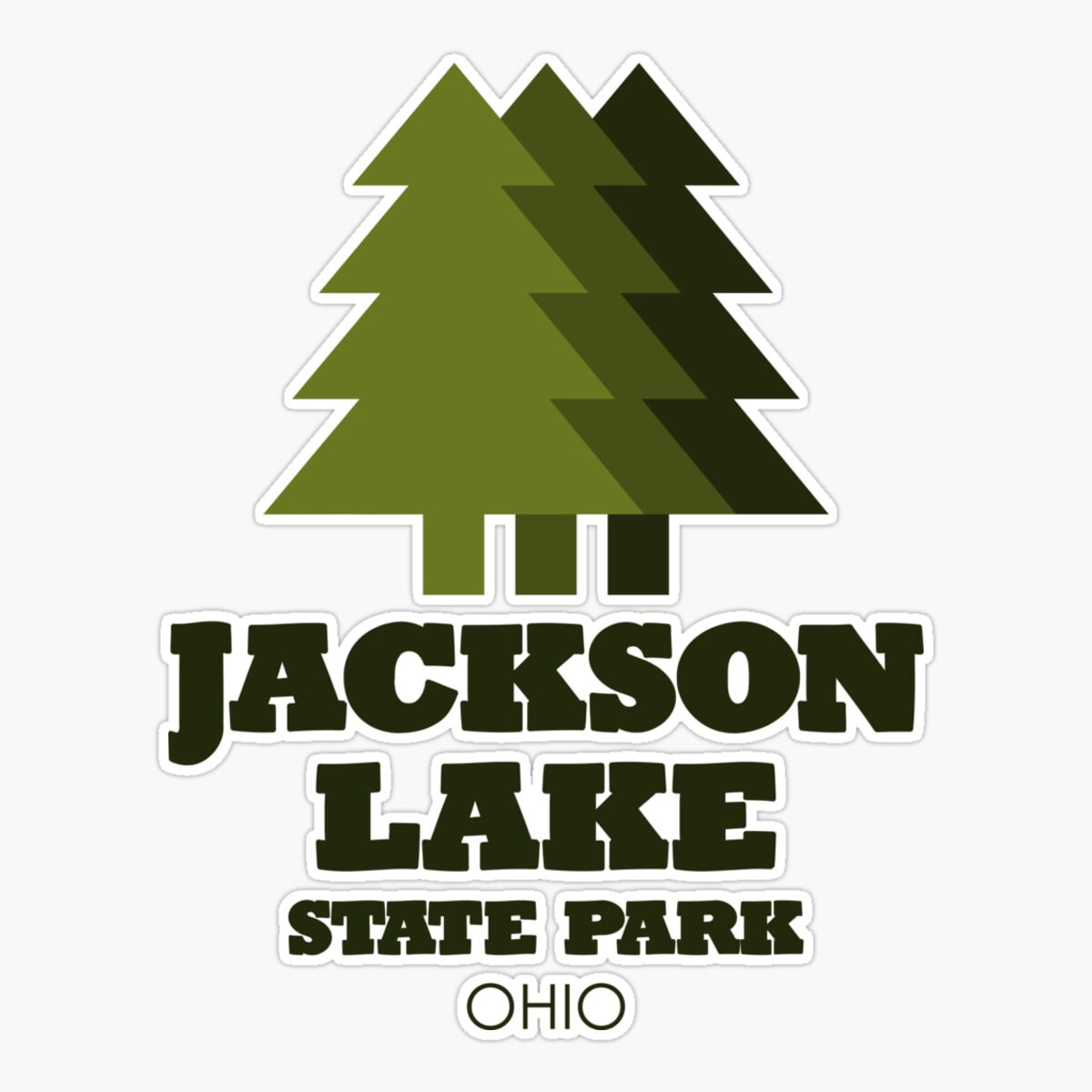 Maneki Jackson Lake State Park Ohio Er, Phone Decal Water Bottle ...
