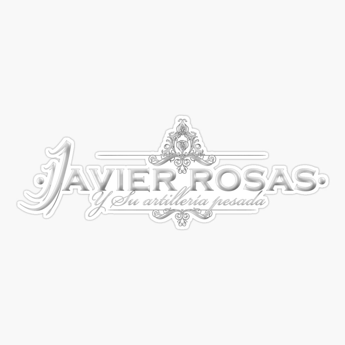 Maneki Javier Rosas Y Su Artilleria Pesada Mexican T-Shirt Sticker ...