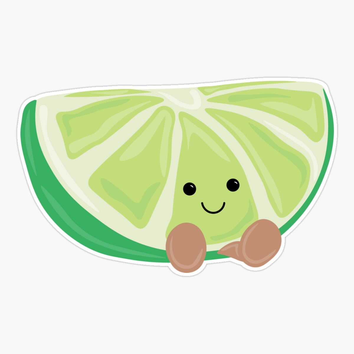 Maneki Jellycat Amuseable Lime Sticker, Phone Decal Water Bottle ...