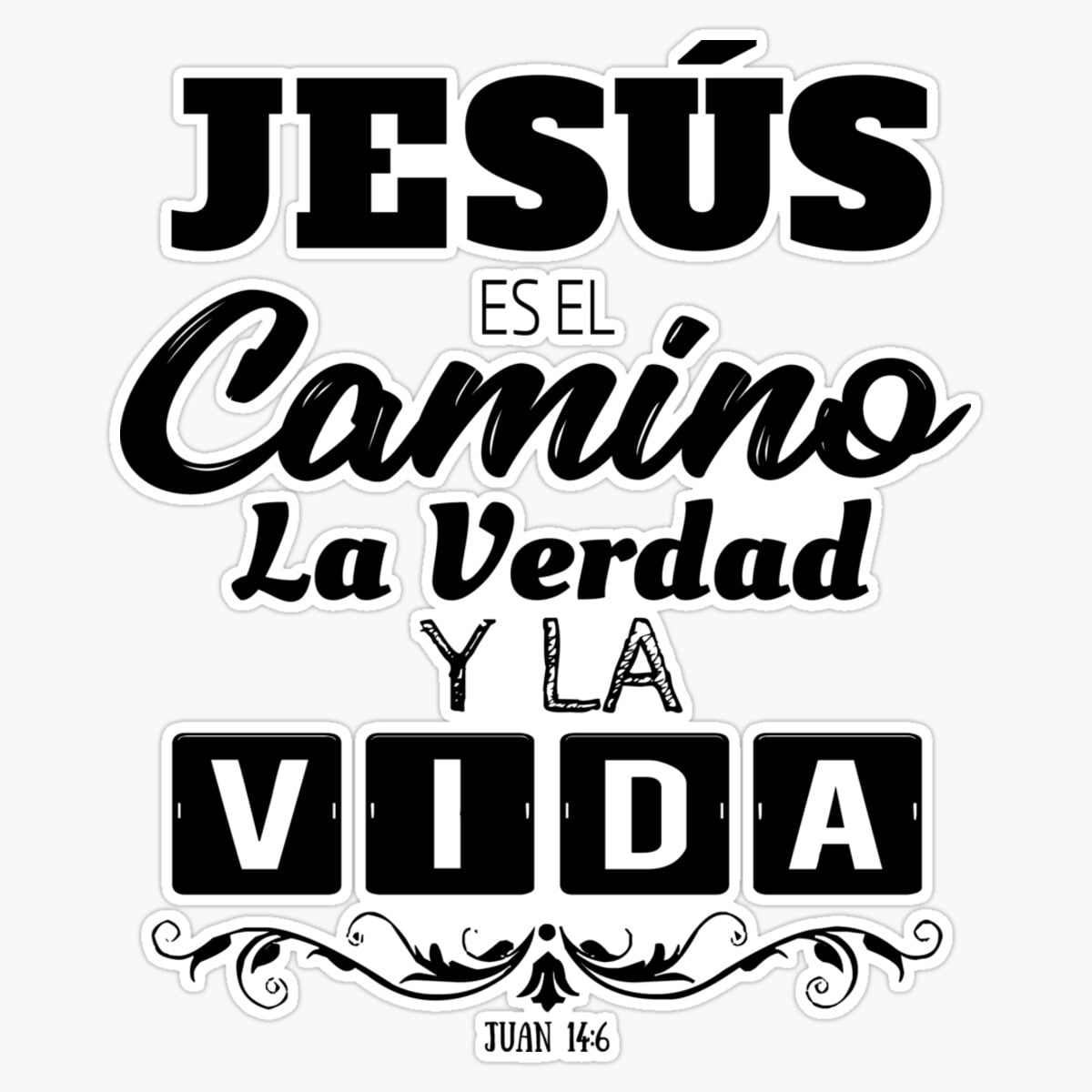 Maneki Jesús Es El Camino La Verdad Y La Vida - Spanish Biblical Quotes ...