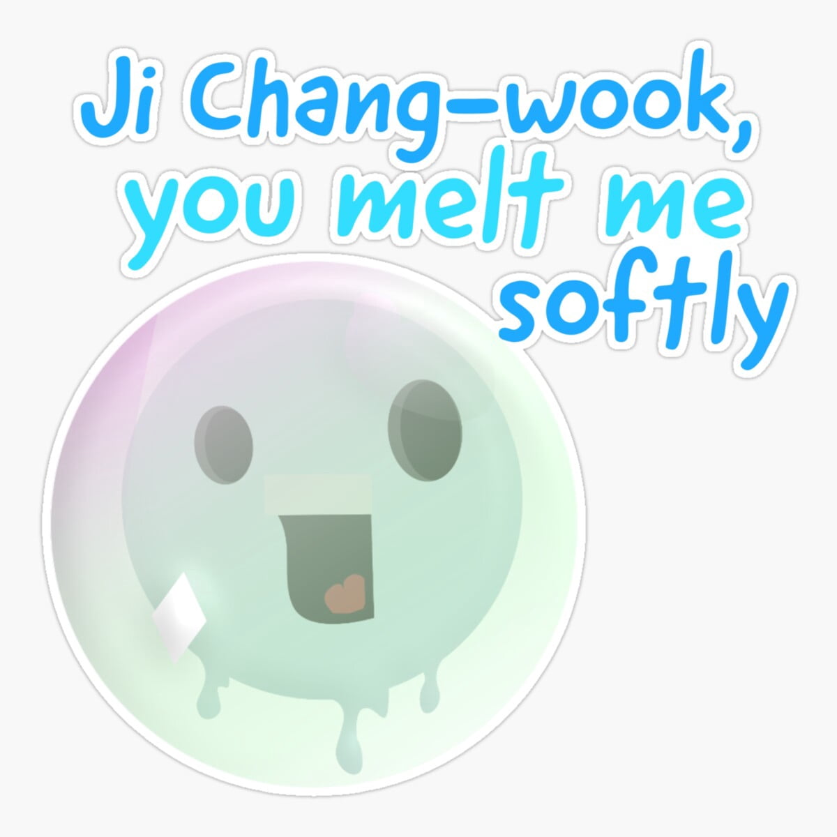 Maneki Ji Chang-Wook, You Melt Me Sotly Sticker, Phone Decal Water ...