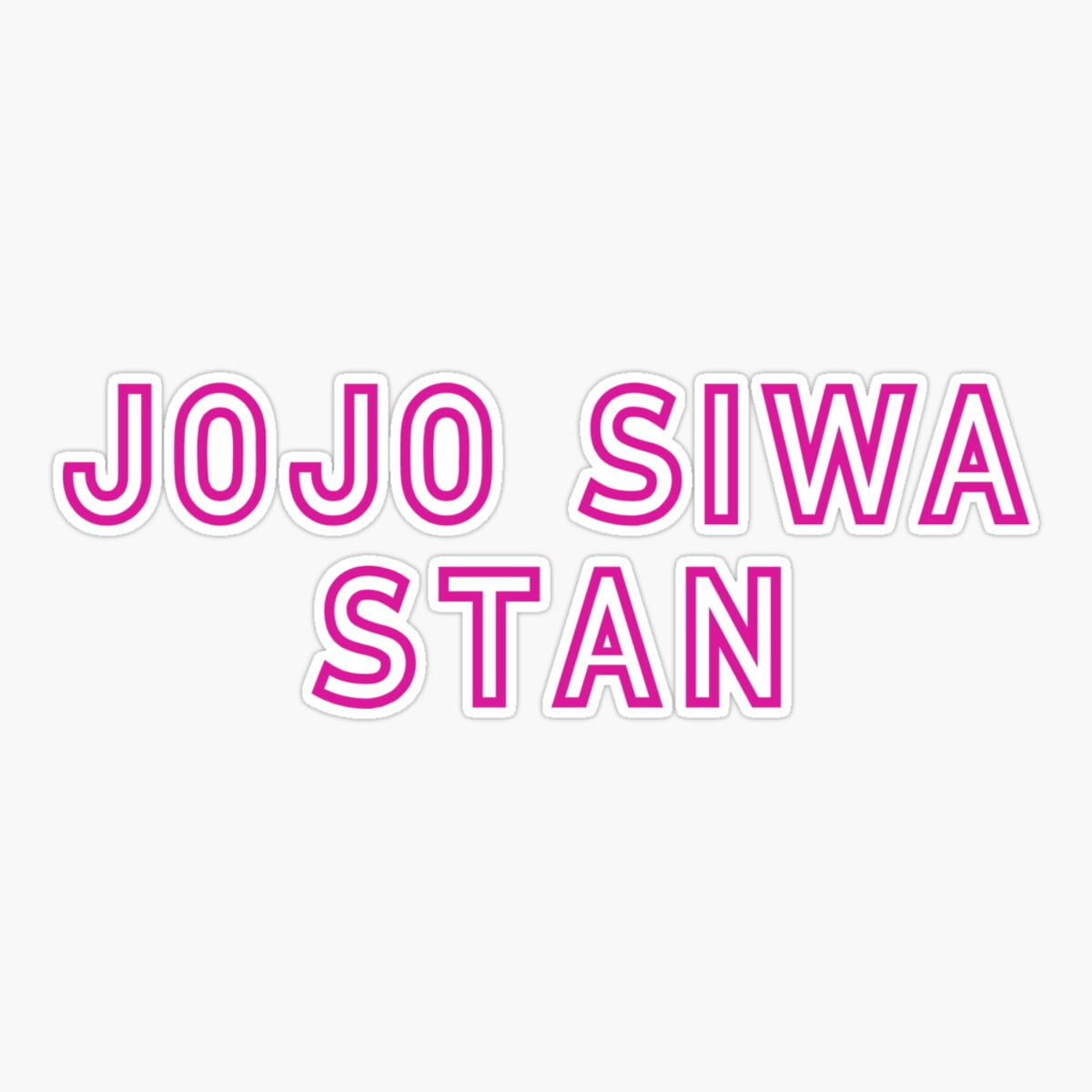 Maneki Jojo Siwa Stan Er, Phone Decal Water Bottle Stickers Car Decals ...