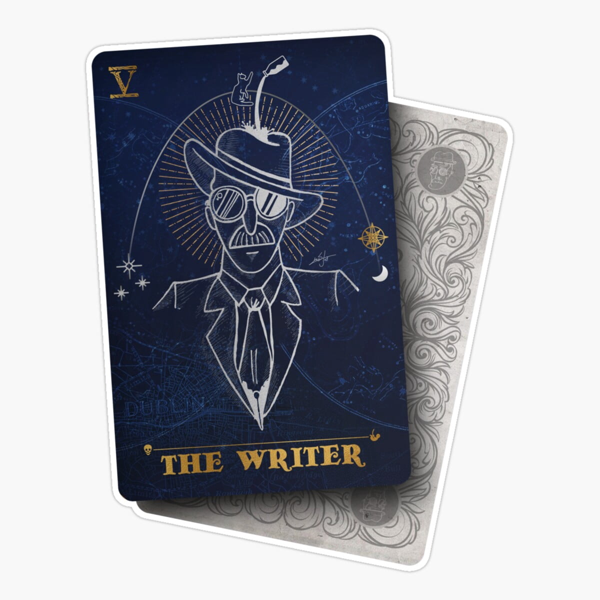 Maneki Joyce Tarot - The Hierophant Er, Phone Decal Water Bottle ...