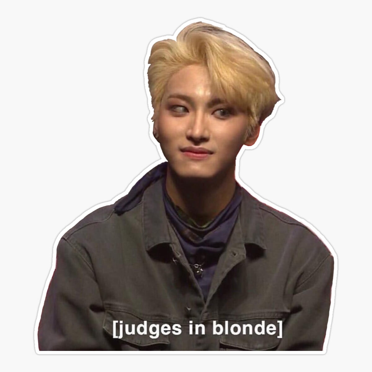 Maneki Judgemental Ateez Seonghwa Er, Phone Decal Water Bottle Stickers ...