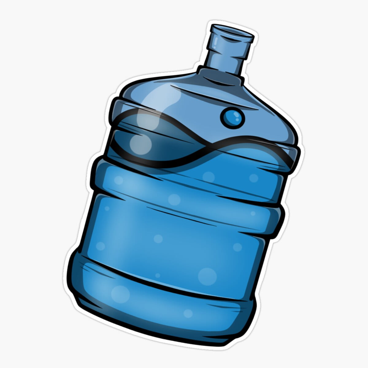 Maneki Jug Of Water Er, Phone Decal Water Bottle Stickers Car Decals ...