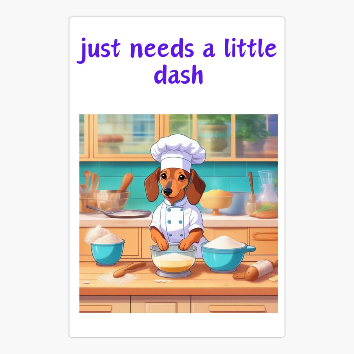 Maneki Just A Little Dash Sticker, Phone Decal Water Bottle Stickers ...