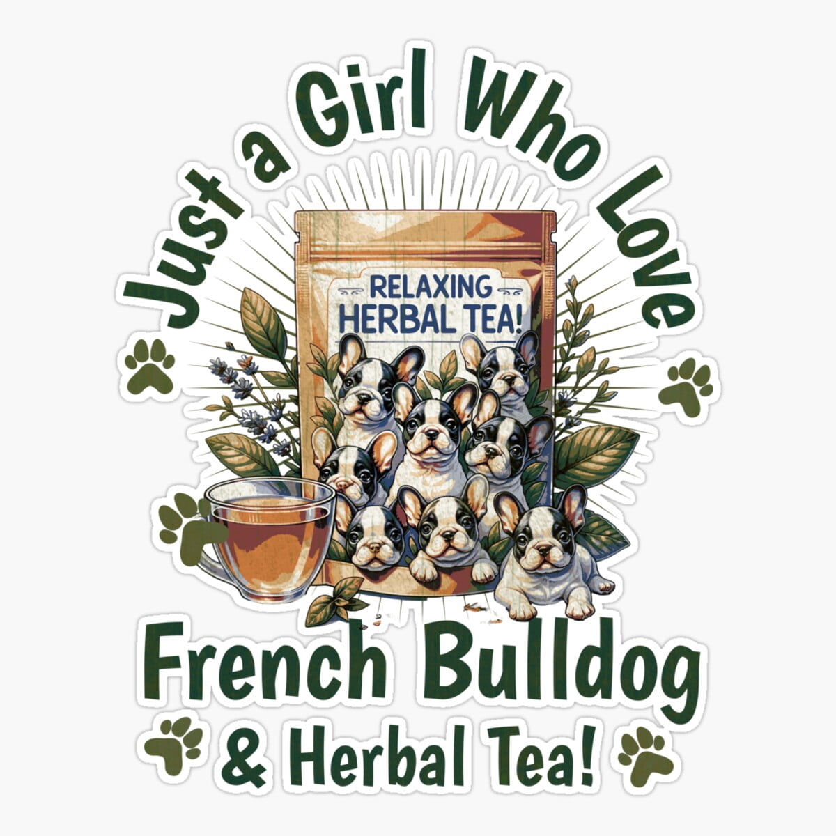 Maneki Just Girl Who Love French Bulldogs And Herbal Tea! Cute Pet ...
