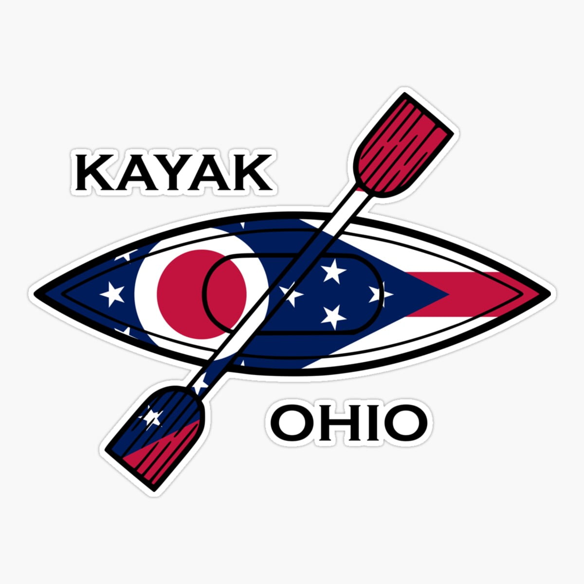 Maneki Kayak Ohio Lag Er, Phone Decal Water Bottle Stickers Car Decals ...