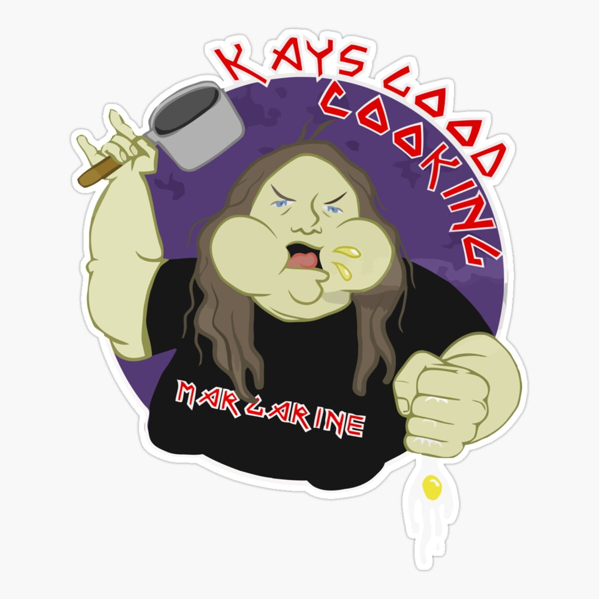 Maneki Kays Cooking Merch Kays Cooking Sticker, Phone Decal Water ...