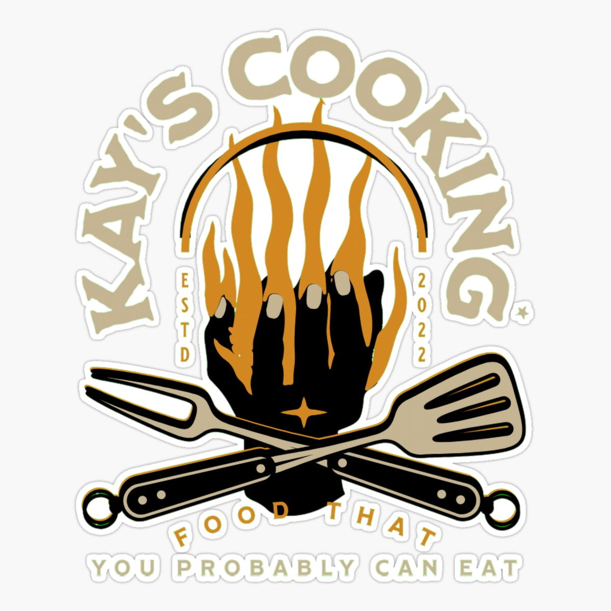 Maneki Kays Cooking Sticker, Phone Decal Water Bottle Stickers Car ...