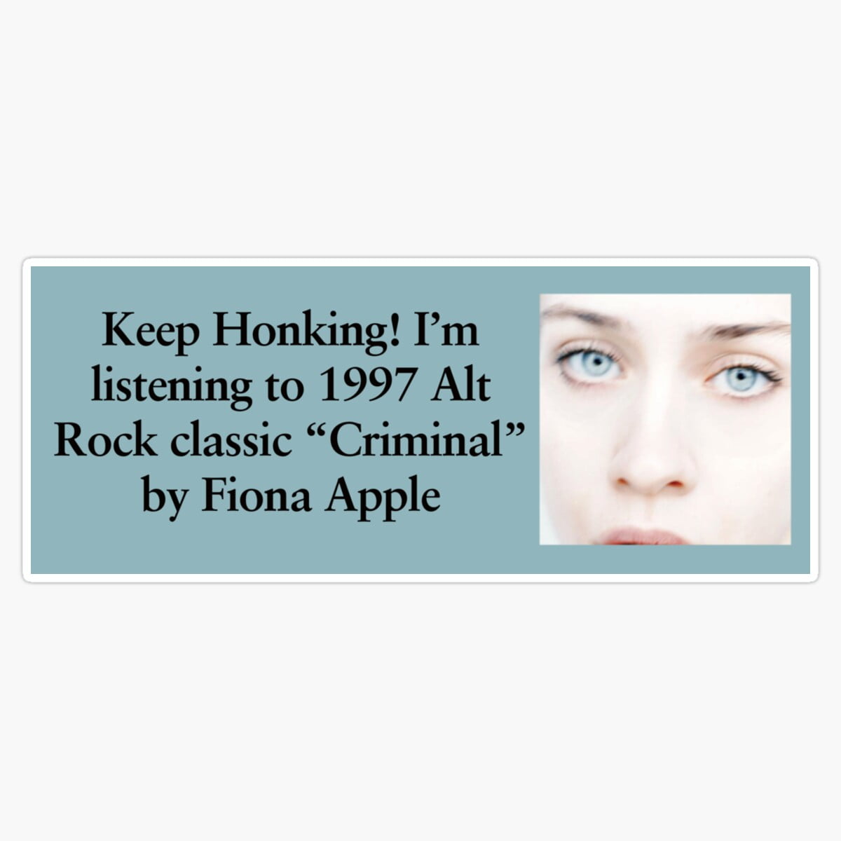 Maneki Keep Honking! I'M Listening To 1997 Alt Rock Classic "Criminal ...