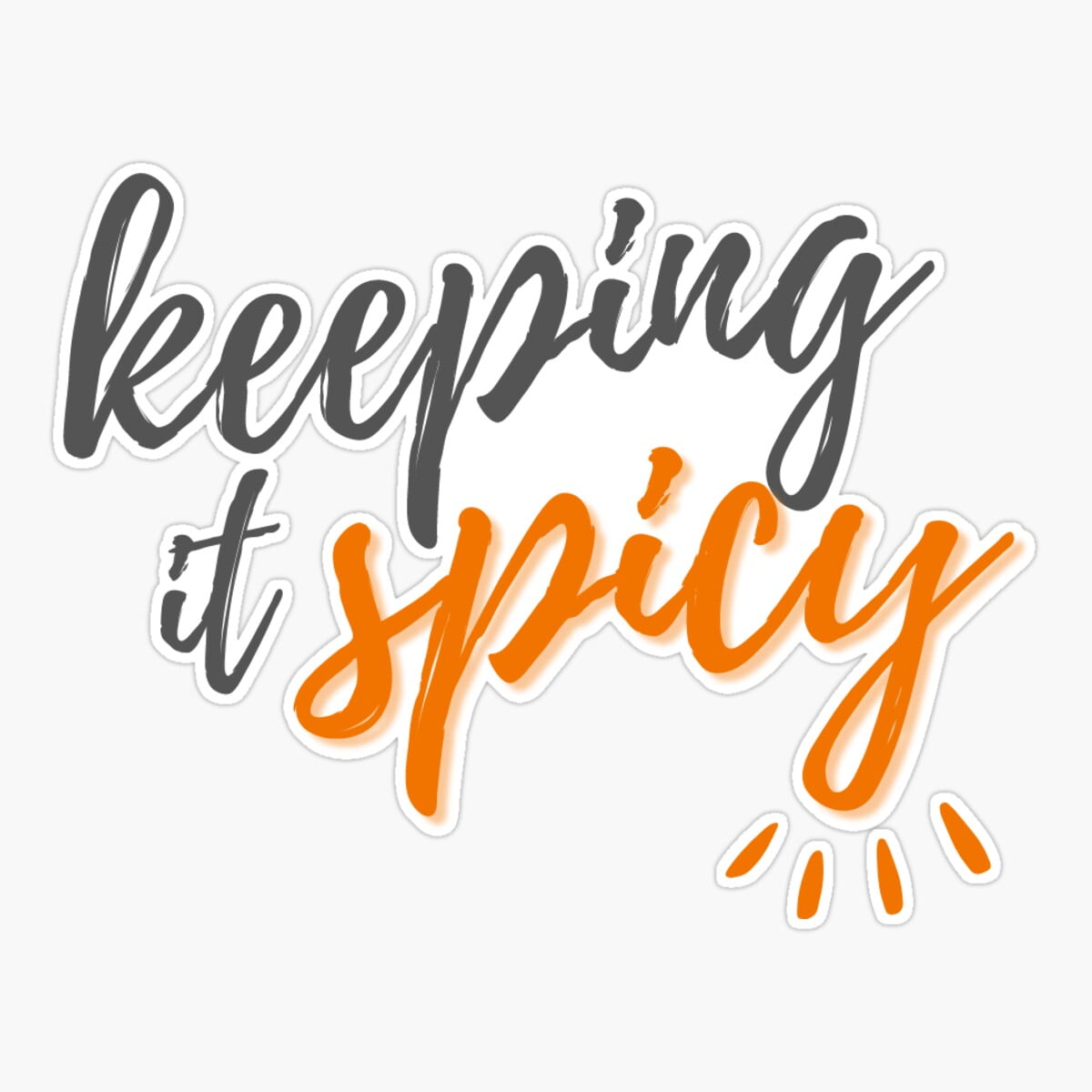 Maneki Keeping It Spicy Sticker, Phone Decal Water Bottle Stickers Car ...