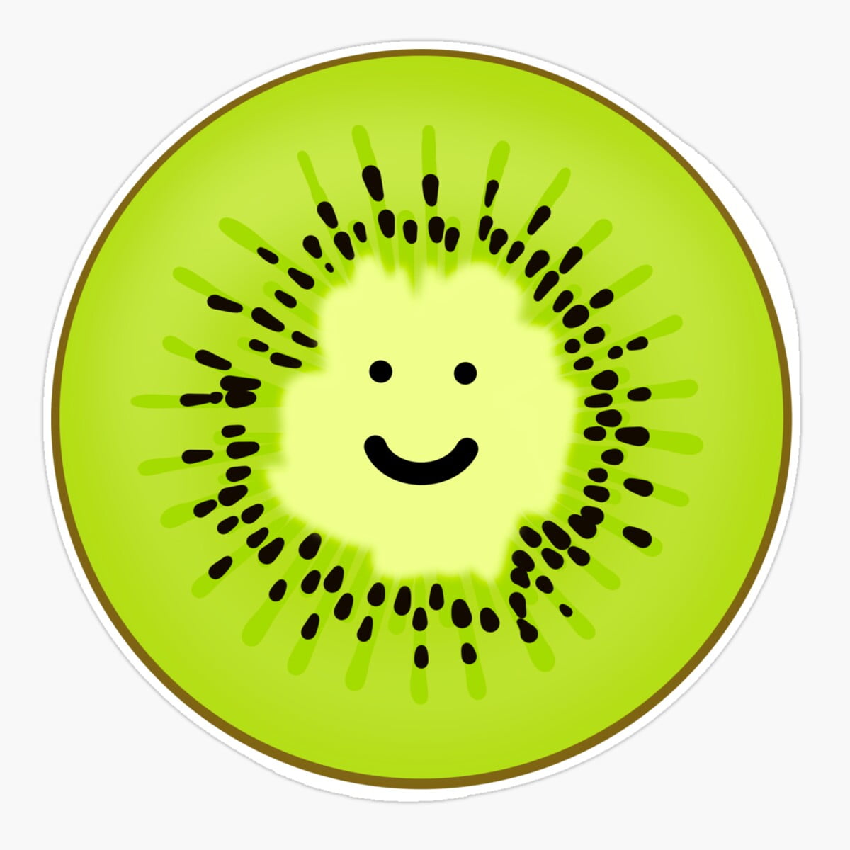 Maneki Keke Kiwi Er, Phone Decal Water Bottle Stickers Car Decals ...