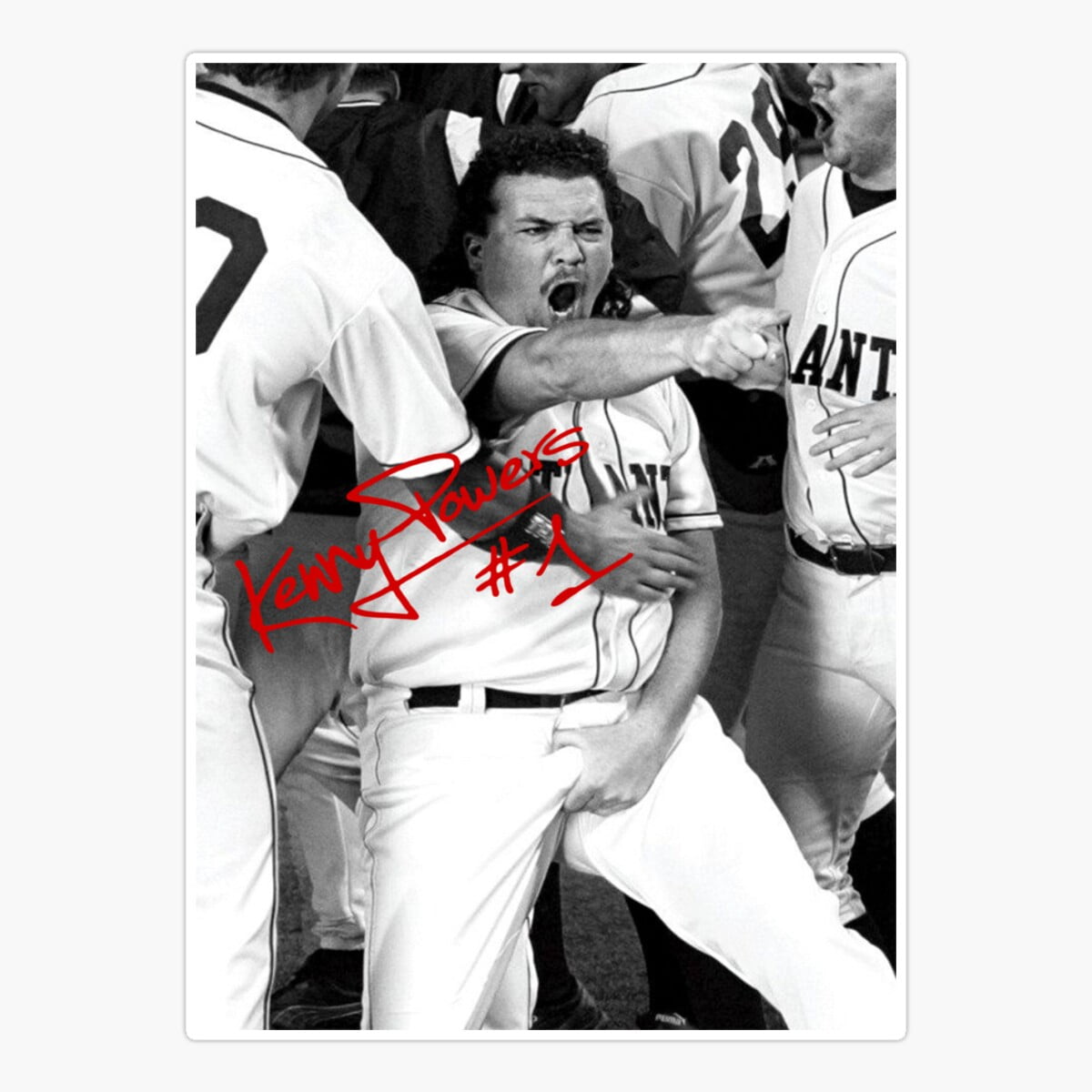 Maneki Kenny Powers #1 Sticker, Phone Decal Water Bottle Stickers Car ...