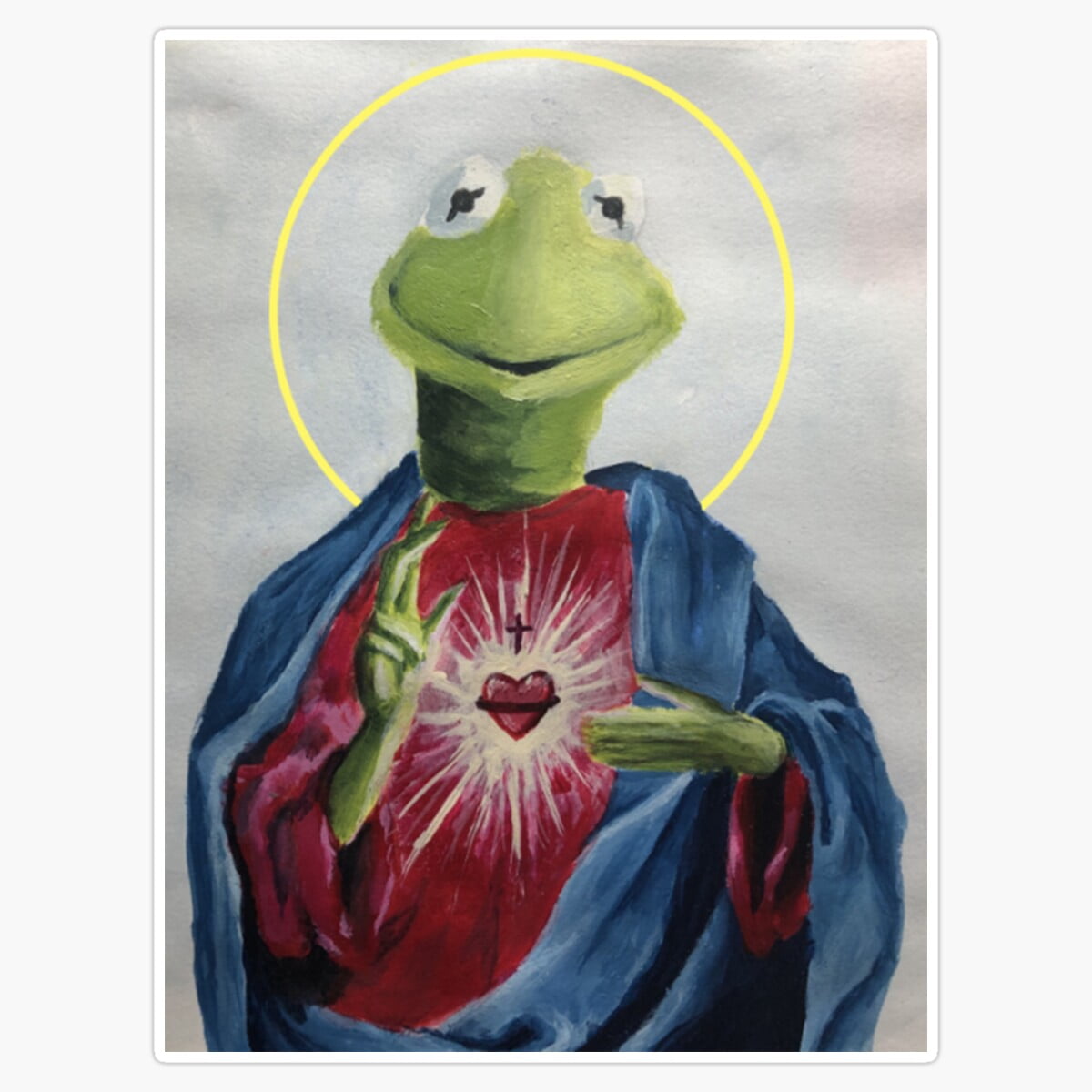 Maneki Kermit Er, Phone Decal Water Bottle Stickers Car Decals, Funny ...