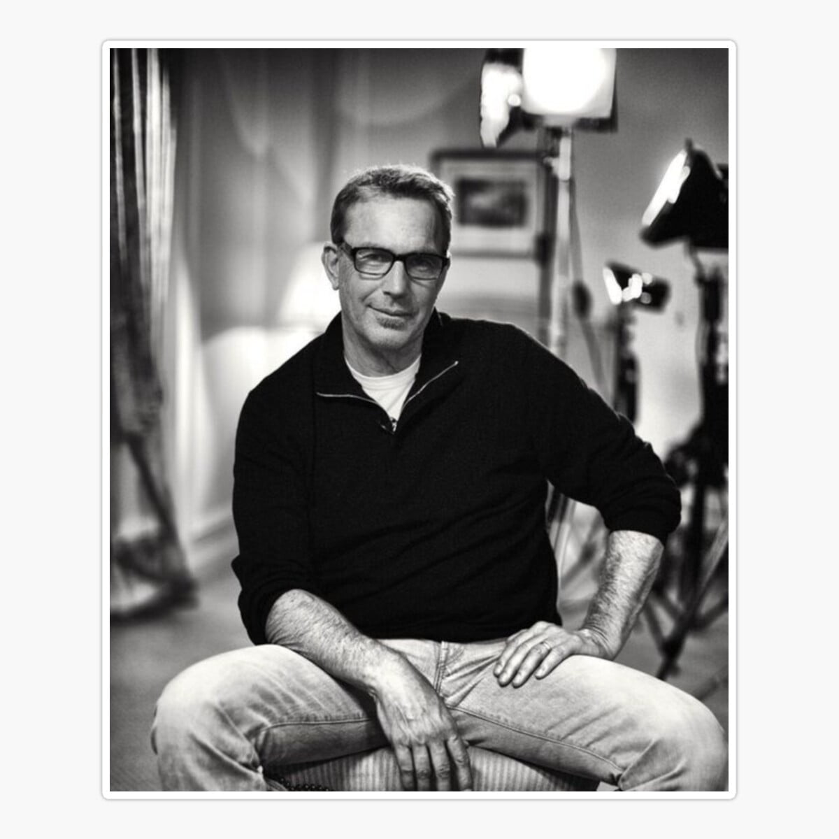 Maneki Kevin Costner Er, Phone Decal Water Bottle Stickers Car Decals ...