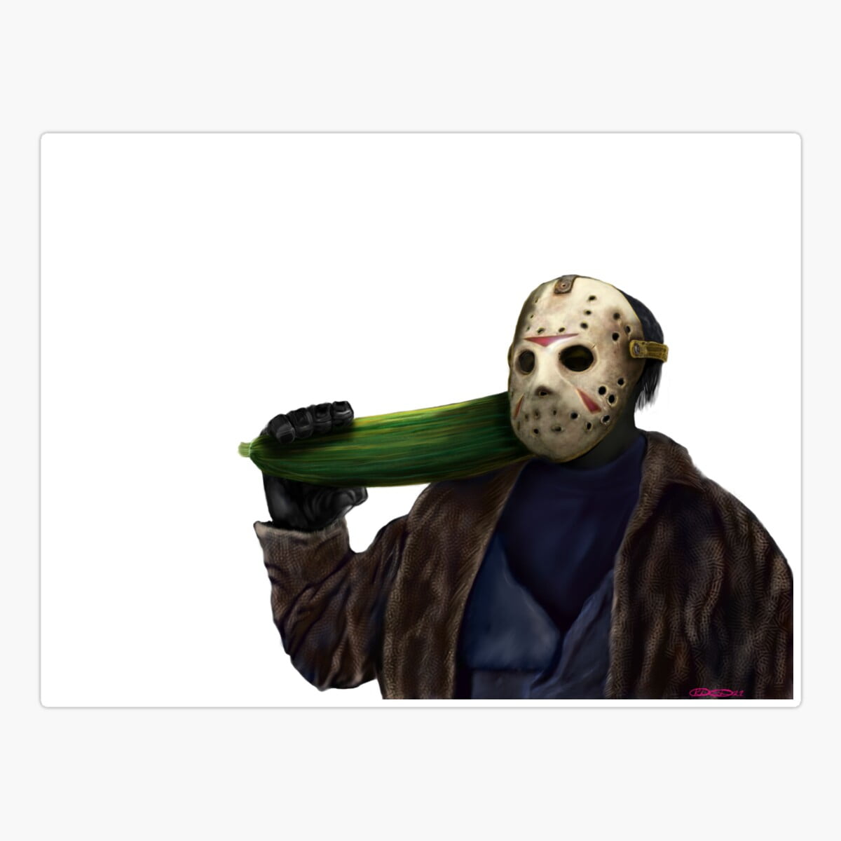 Maneki Killer Kitchen -Riday The 13Th/Jason Sticker, Phone Decal Water ...