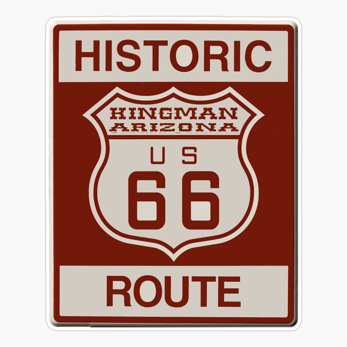 Maneki Kingman Route 66 Er, Phone Decal Water Bottle Stickers Car ...