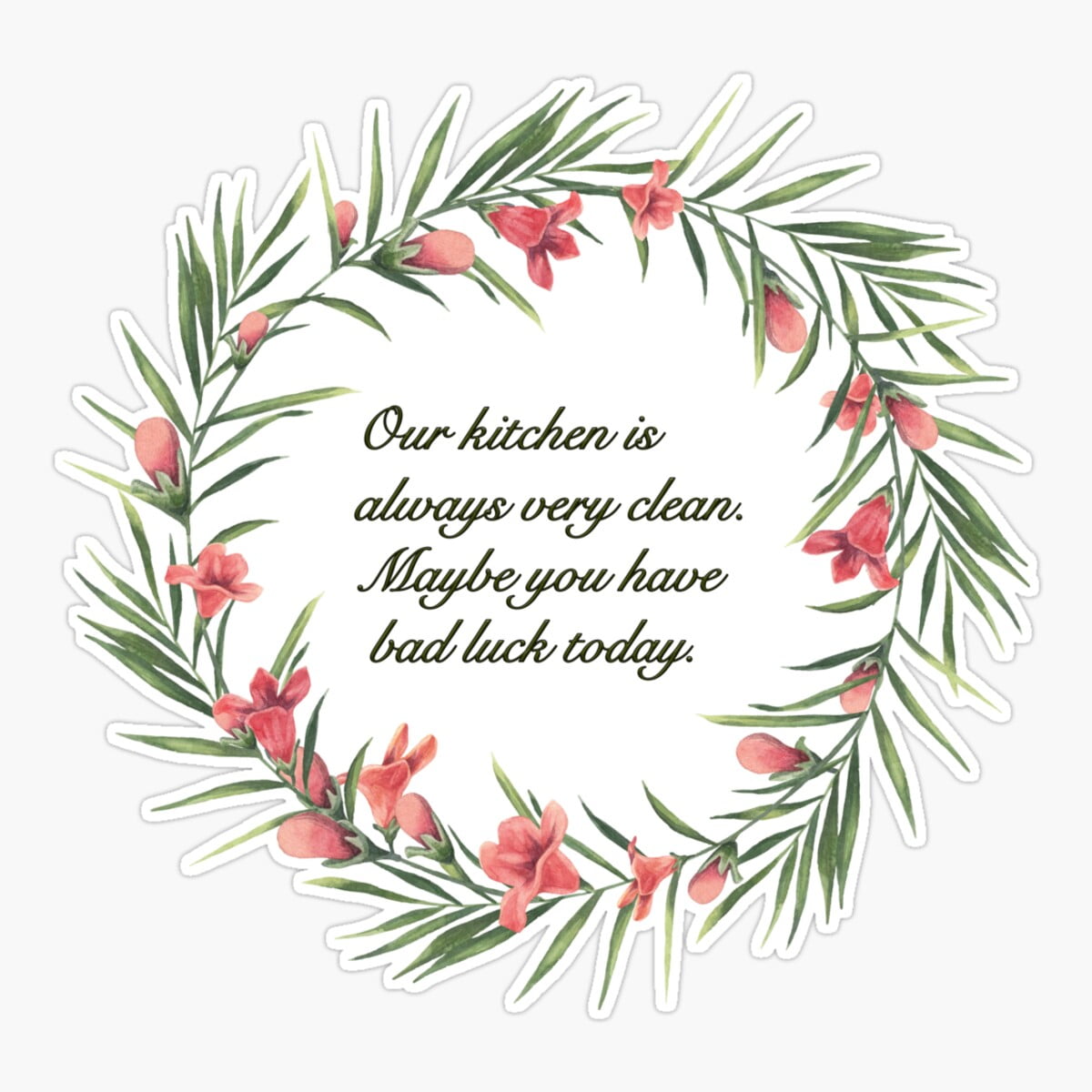 Maneki Our Kitchen Is Always Clean. Maybe You Have Bad Luck Today ...