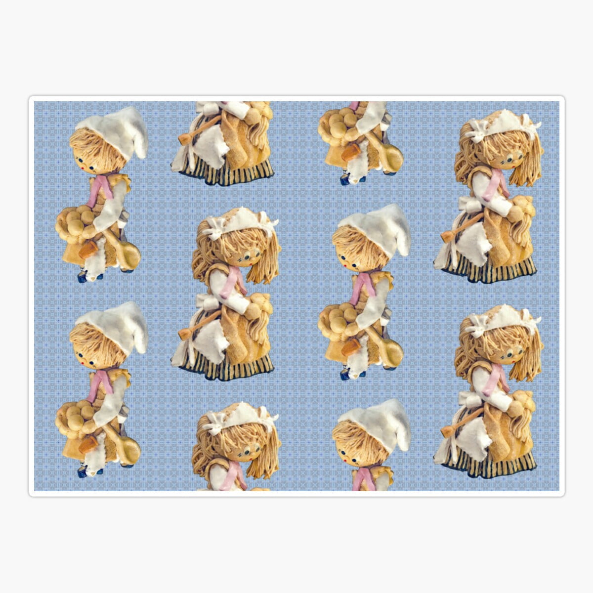 Maneki Kitchen Boy And Maid Sticker, Phone Decal Water Bottle Stickers ...