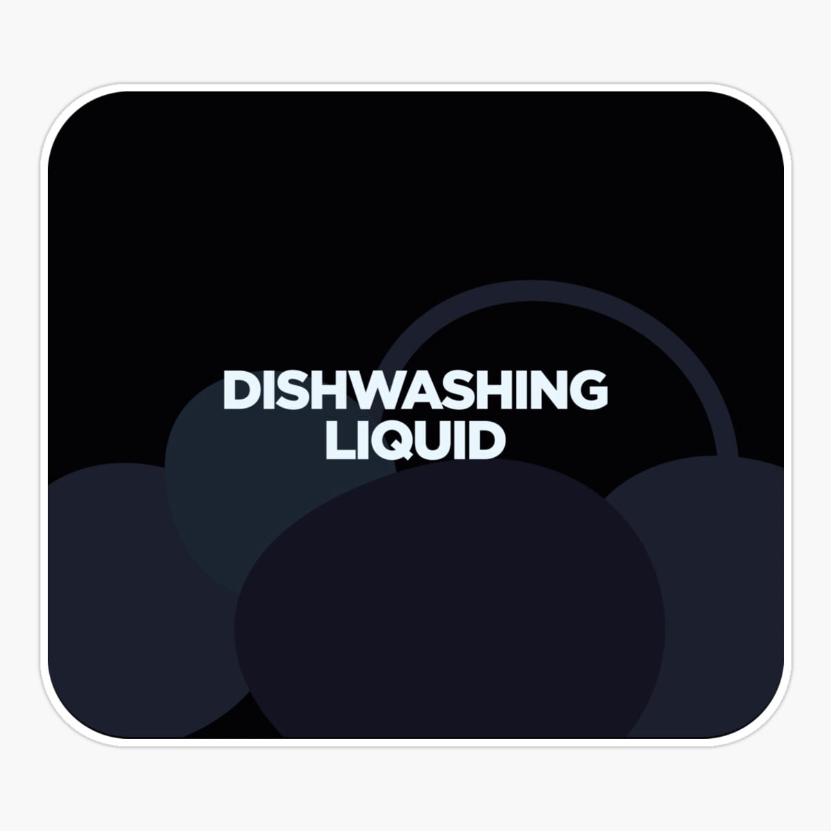 Maneki Kitchen Labels - Dishwashing Liquid Sticker, Phone Decal Water ...
